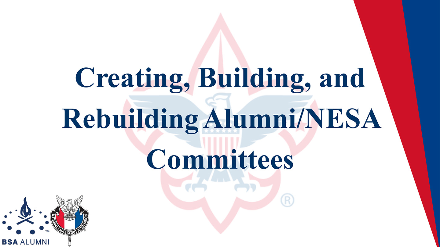 Training - The National Eagle Scout Association